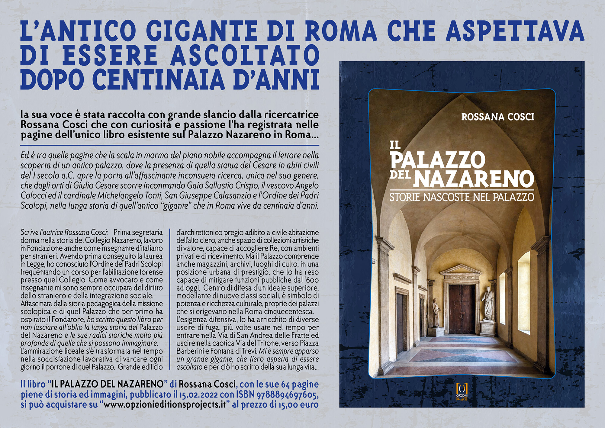 Il Palazzo del Nazareno – ROSSANA COSCI